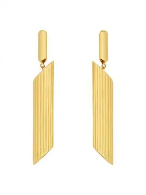 Moschino Brass Earrings