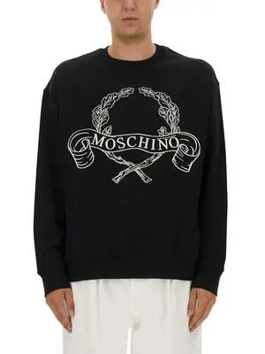Moschino Embroidered Sweatshirts Hoodies For Men