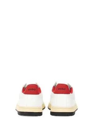 Hugo Leather Sneakers - White