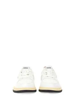 Hugo Leather Sneakers - White