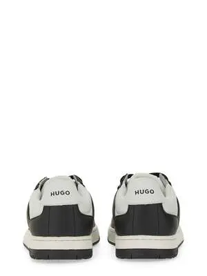 Hugo Leather Sneakers - Black