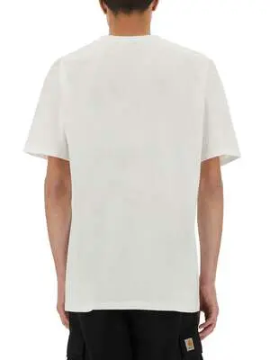 Obey Logo Print T Shirt