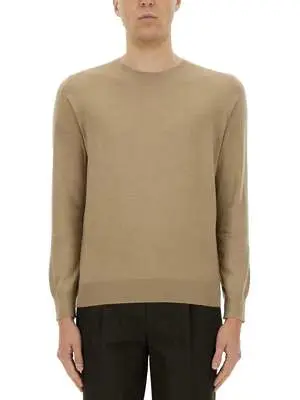 Zegna Cashmere And Silk Sweater - Beige