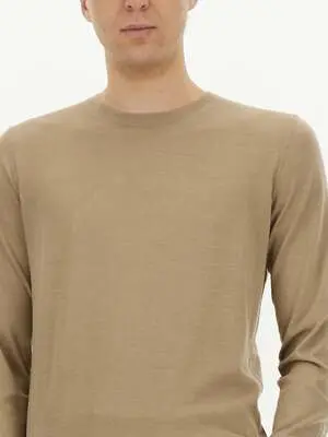Zegna Cashmere And Silk Sweater - Beige