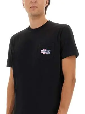 Dsquared2 T-shirt With Pocket And Logo
