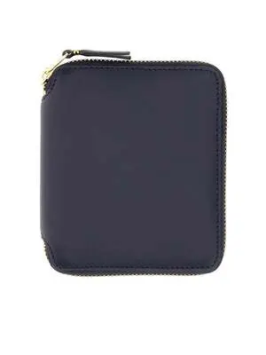 Comme Des Garçons Zipped Wallet - Blue