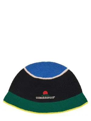 Casablanca Crochet Bucket Hat - Multicolour