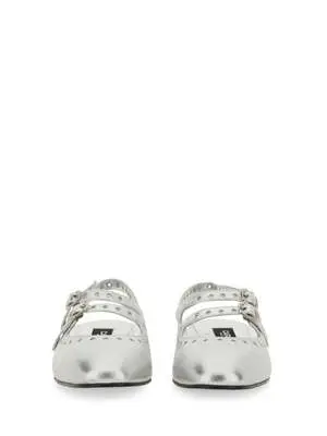 CAREL Mary Jane Slingback - Silver