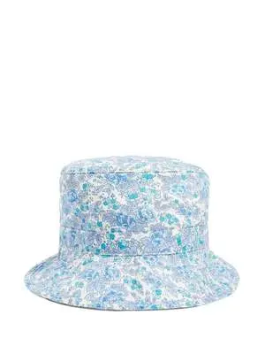 Bonpoint Floral Print Bucket Hat - Azure