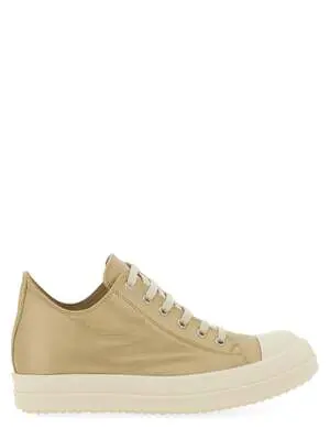 Yellow Rick Owens Low Top Sneakers