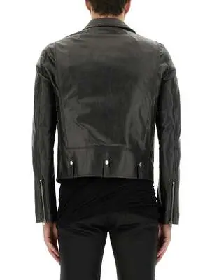 Rick Owens Leather Bauhaus Jacket