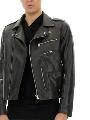 Rick Owens Leather Bauhaus Jacket