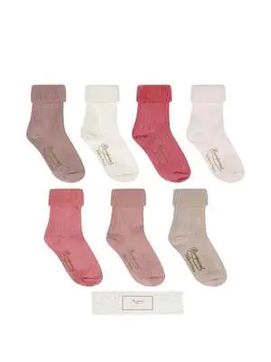 Bonpoint Set Of 7 Socks - Multicolour