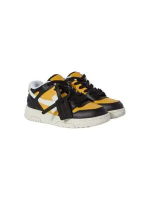 Off White Low Top Sneakers - Yellow