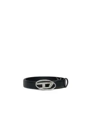DIESEL Leather Belt - Black
