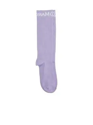 MAISON MARGIELA Crew Socks - Lilac