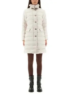 MOORER Vetiver S3' Padded Jacket - Ivory