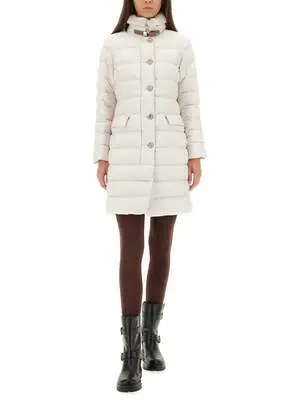 MOORER Vetiver S3' Padded Jacket - Ivory