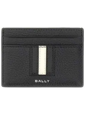 Bally Card Holder 'ribbon - Black