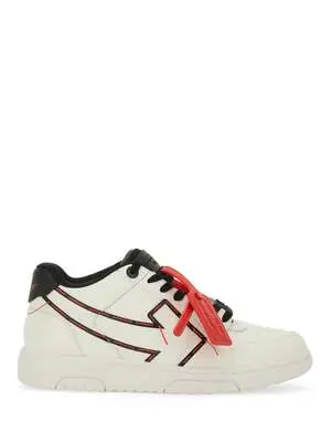 Off White Leather Sneaker