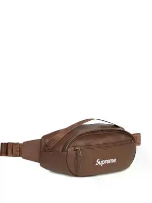 Supreme Leather Belt Bag - Brown