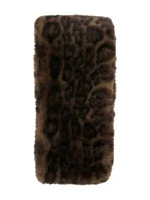 Apparis Kai Leopard Scarf - Brown