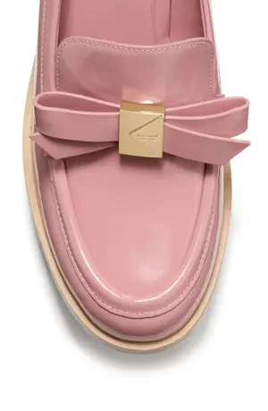 Kate Spade New York Deco Bow Loafer Pumps - Barre Pink