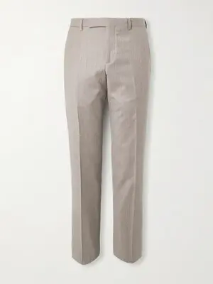 Paul Smith Straight-leg Wool And Cashmere-blend Suit Trousers - Gray