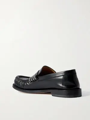 JW Anderson Leather Loafers - Black