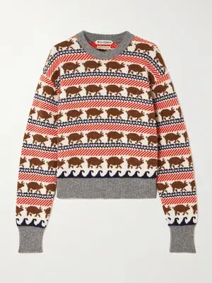 JW Anderson Intarsia Wool Sweater - Multi