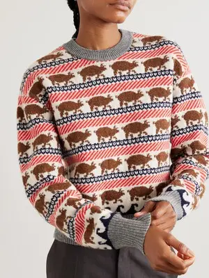 JW Anderson Intarsia Wool Sweater