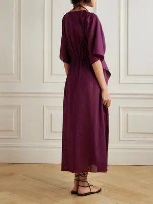 ERES Voilier Cotton-voile Kaftan - Burgundy