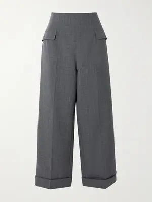 EMILIA WICKSTEAD Eimear Recycled-woven Wide-leg Pants