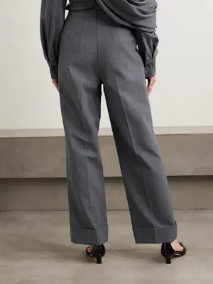 EMILIA WICKSTEAD Eimear Recycled-woven Wide-leg Pants