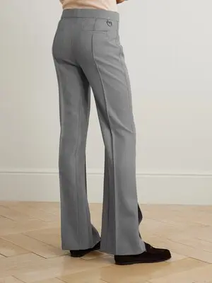 Chloé Wool Flared Slim-fit Trousers