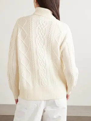 Arch4 Patrizia Cable-knit Cashmere Turtleneck Sweater