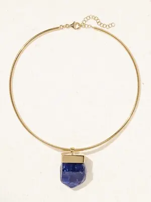 Jia Jia Jumbo Tanzanite Pendant Necklace - Gold