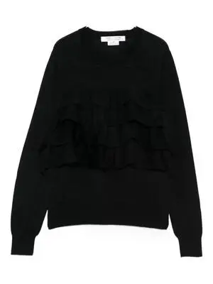 Comme Des Garçons Ruffled Sweater