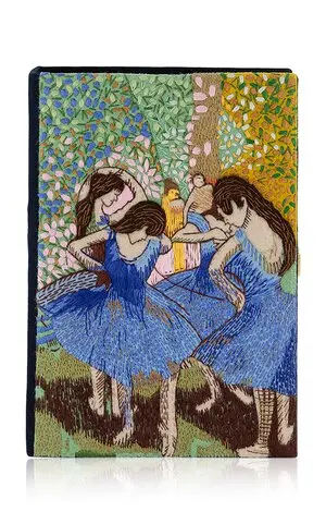 OLYMPIA LE-TAN Olympia Le-Tan Les Danseuses Bleues Book Clutch