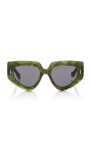 Loewe Butterfly-frame Sunglasses - Green