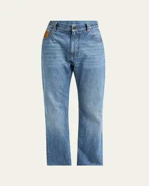 Bottega Veneta Vintage-wash Denim Jeans - Azure