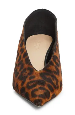 Le Monde Beryl Babouche Calf Hair Kitten Heel Pumps