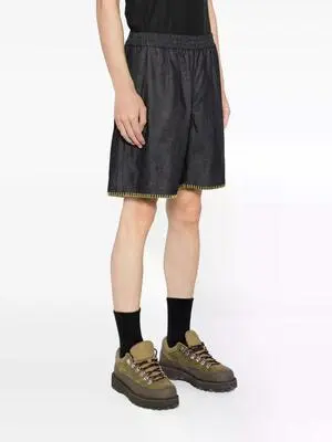 CHATEAU ORLANDO Floral-embroidered Shorts