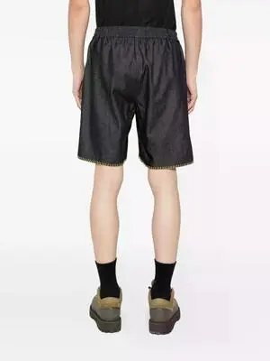 CHATEAU ORLANDO Floral-embroidered Shorts