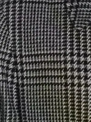 Zegna Belted Houndstooth Overcoat
