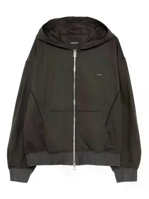 SONGZIO Graphic-embroidered Hoodie - Grey
