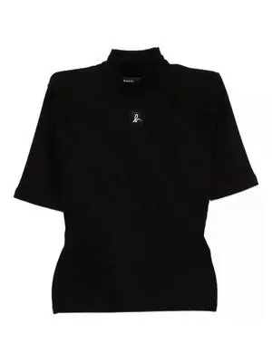 AGNÈS B. Logo-patch Top