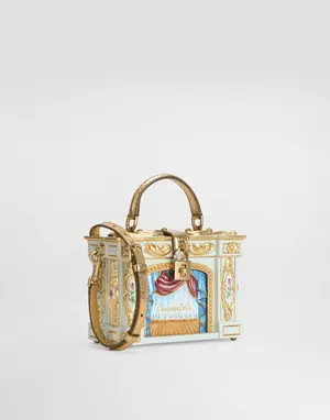 Dolce & Gabbana Dolce Box Handbag With Hand-painted Decorations