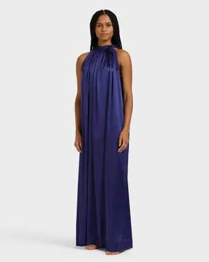 Vilebrequin Long Silk Satin Rafaela Dress