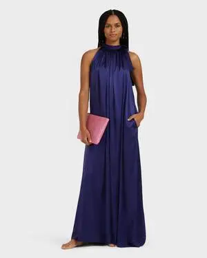 Vilebrequin Long Silk Satin Rafaela Dress